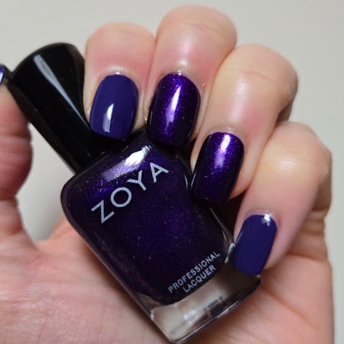 Dark Purple Fall Manicure featuring the Zoya Nail Polish Muse ...